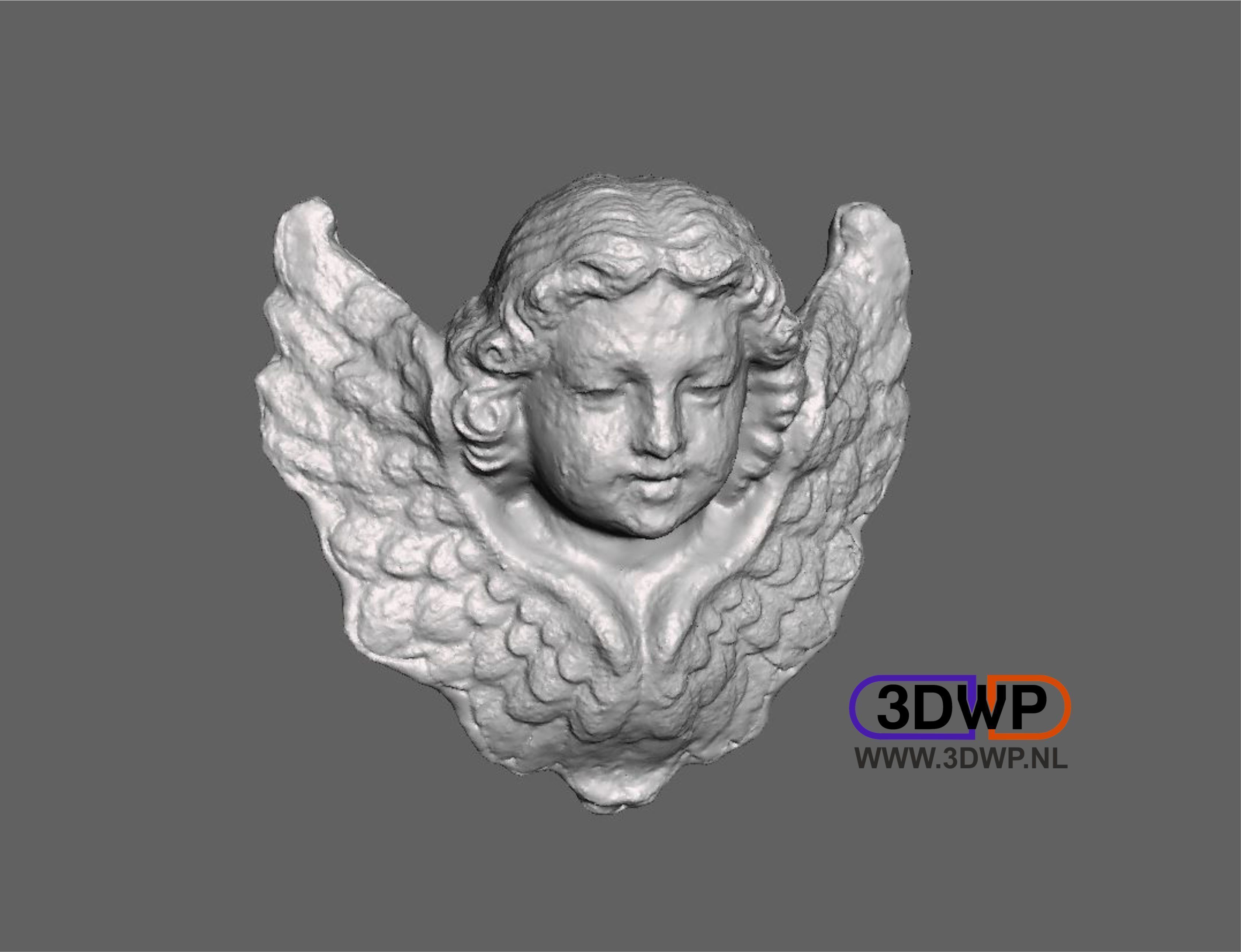 STL file Angel Sculpture Wall Hanger 👼 ・3D print object to download・Cults