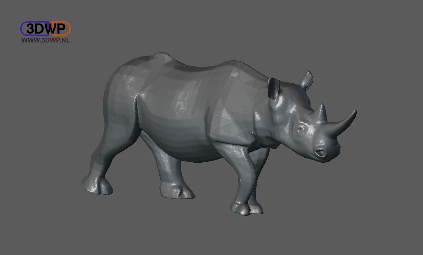 Free STL file Rhino 🦏・Object to download and to 3D print・Cults