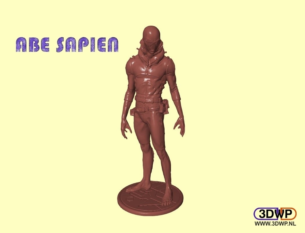 🩻 Abe Sapien Figurine 3D Scan・Free STL File for ・Cults