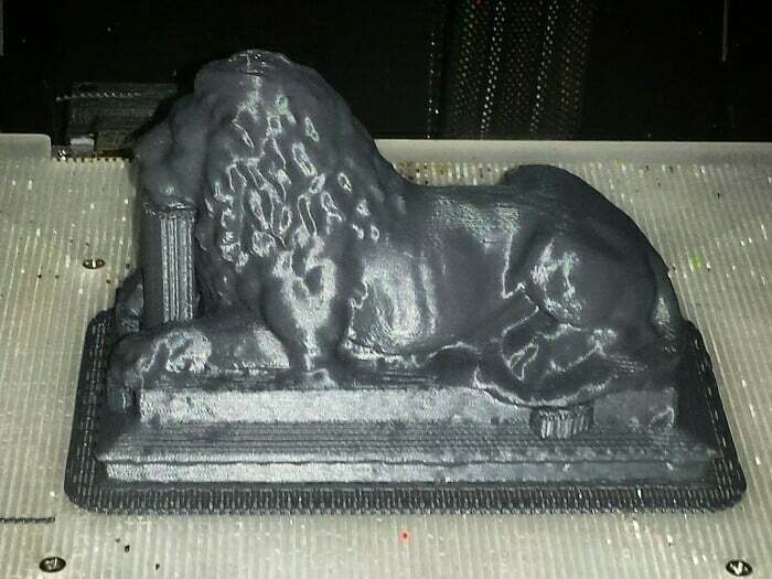 3D printing Lion Statue (Sculpture 3D Scan)・Cults