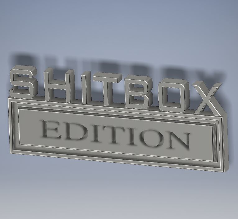 🚙 Ford Shitbox Edition Truck Plaque・Free STL File for ・Cults