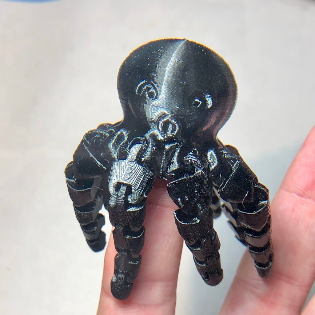 3D printable Cute Mini Octopus・Cults