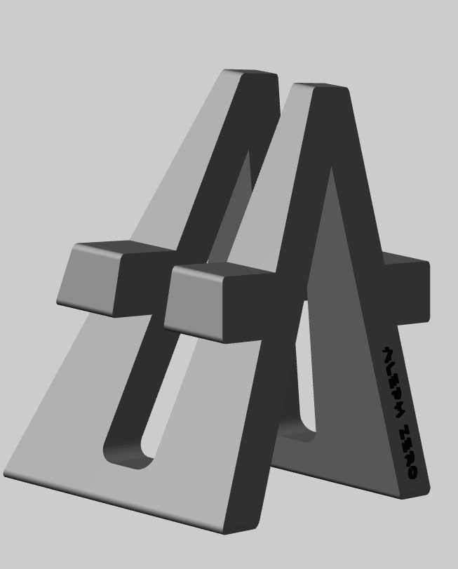 Free 3D file Aleph Zero Vertical Laptop Stand 💻 ・3D printable object to download・Cults