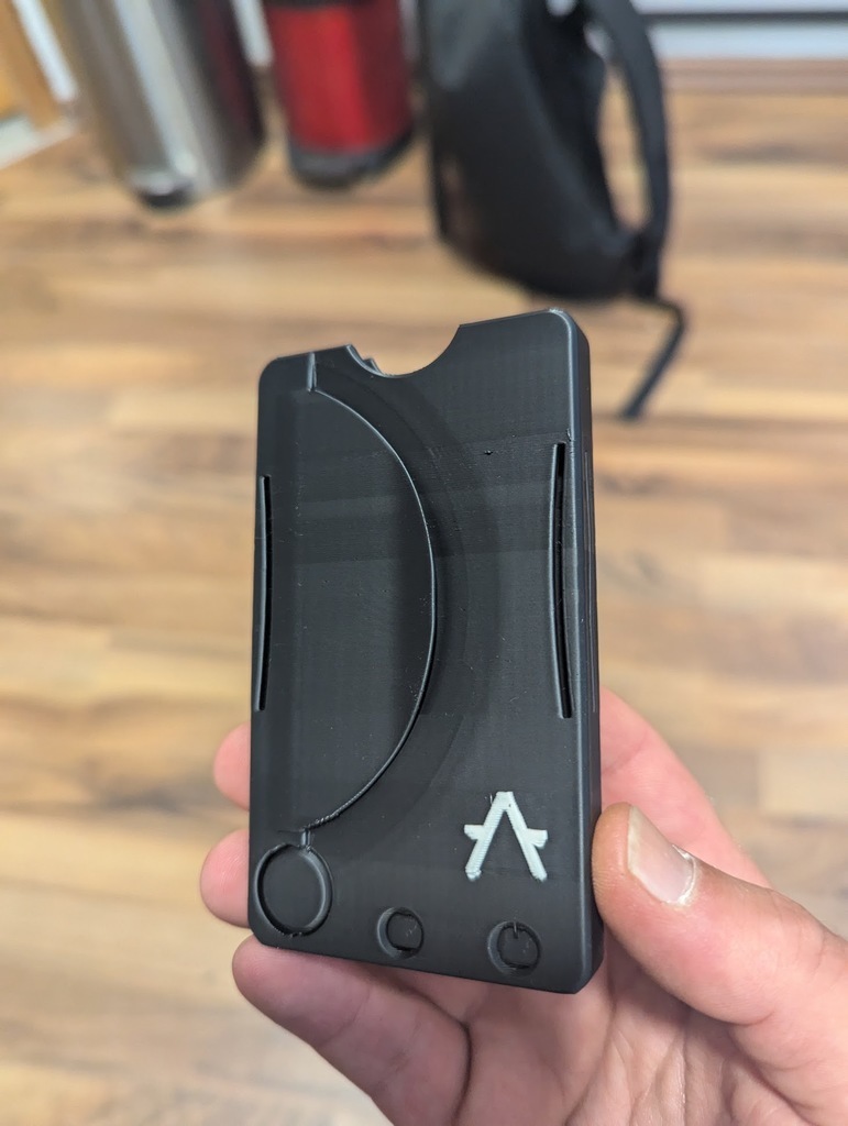 Archivo 3D gratis Aleph Zero Card Wallet (Print-in-place) 🎭 ・Diseño ...