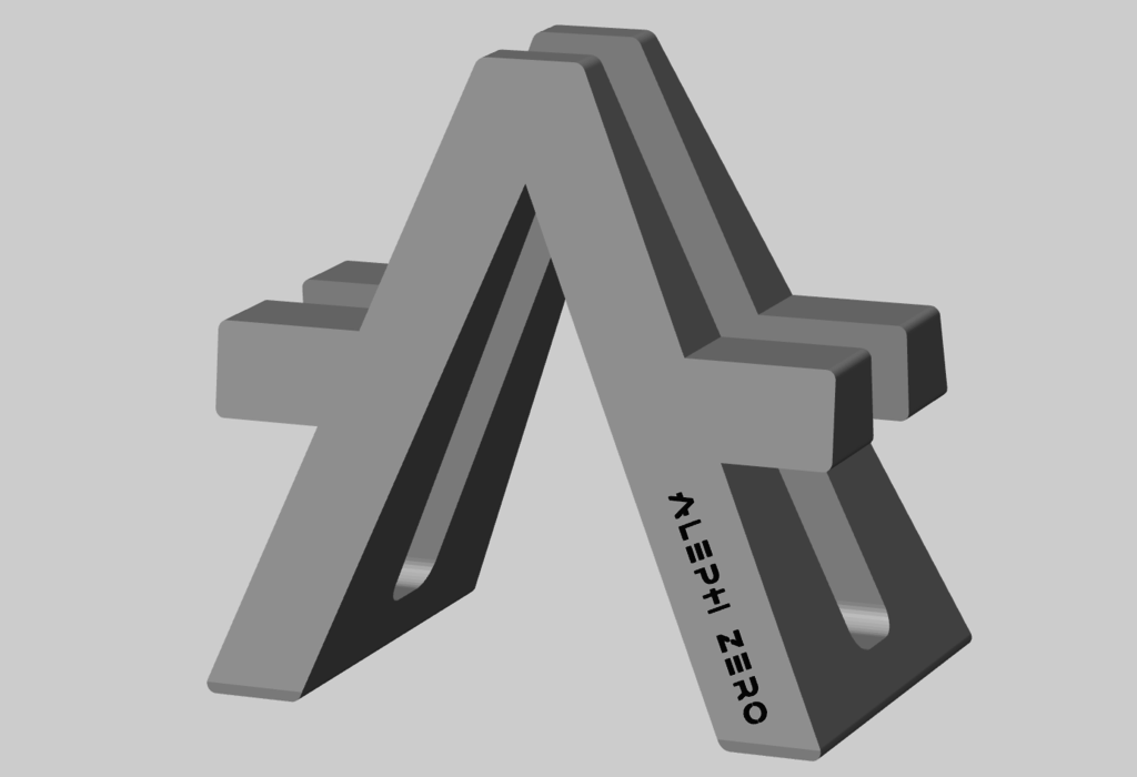 Free 3D file Aleph Zero Vertical Laptop Stand 💻 ・3D printable object to download・Cults