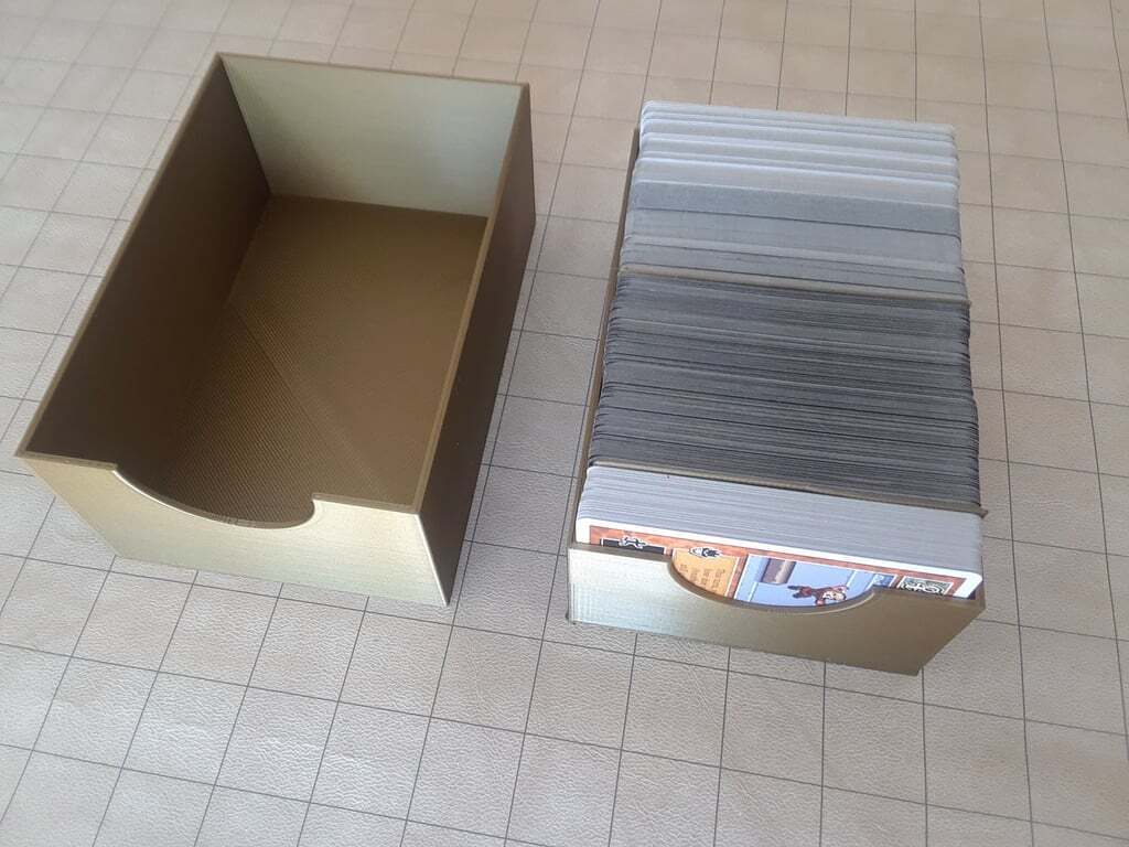 3D printed Customizable Cardboard Game Card Box・Cults