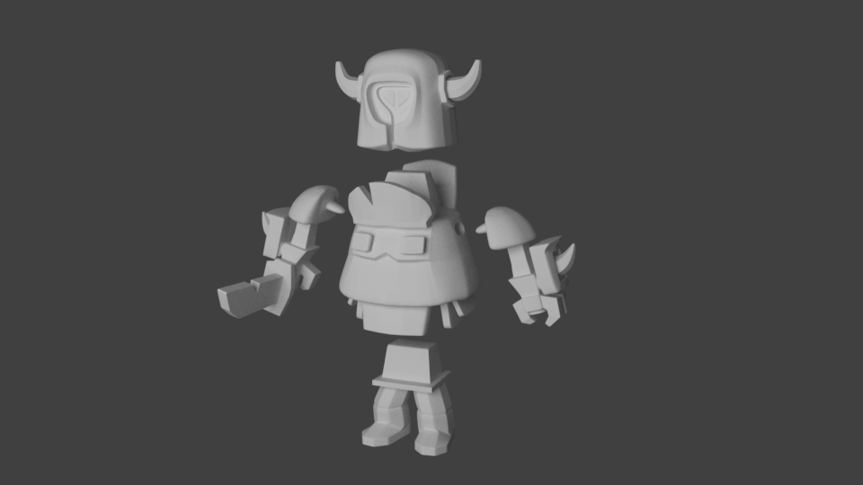 🎲 Figure of mini PEKKA Clash Royale・ STL File for ・Cults