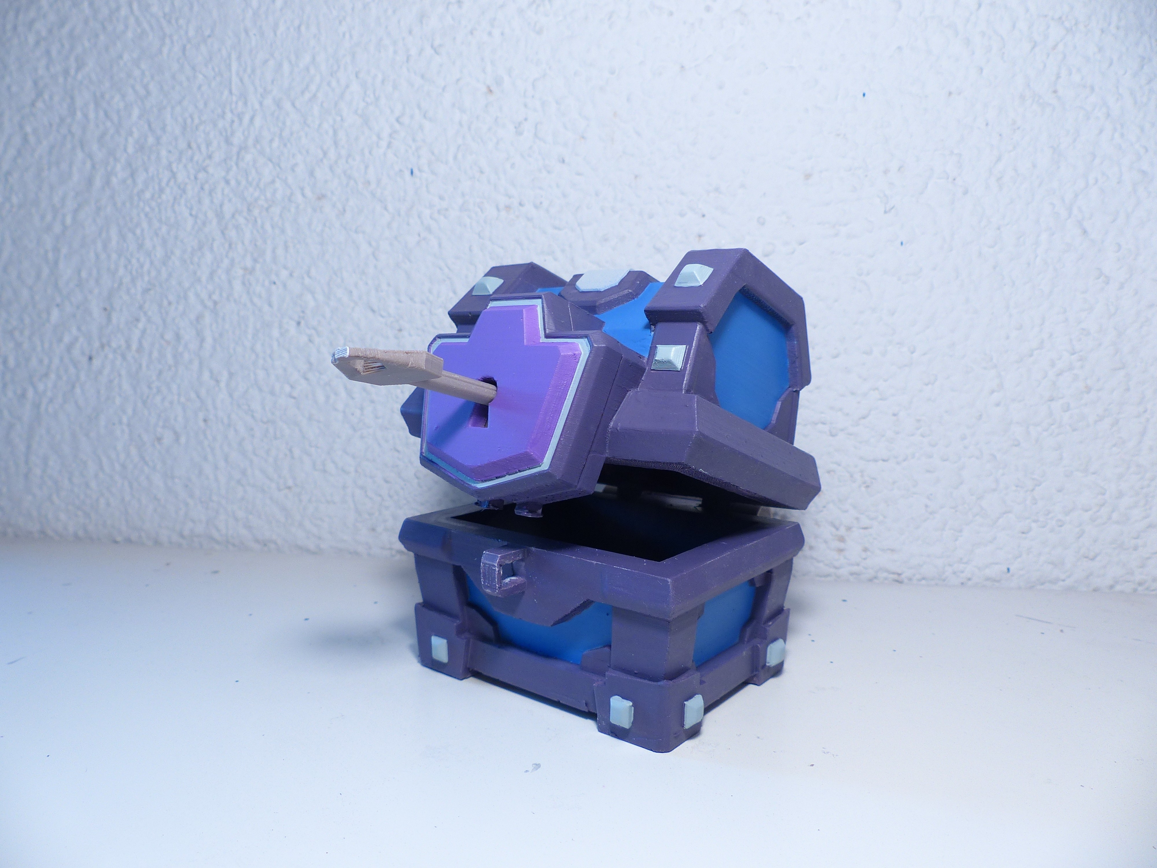 🔑 Magical chest with key in the Clash Royale・ 3D File for ・Cults
