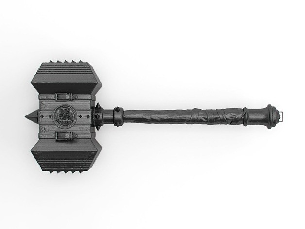 Free STL file Hammer Warcraft Style 🔨 ・Design to download and 3D print ...