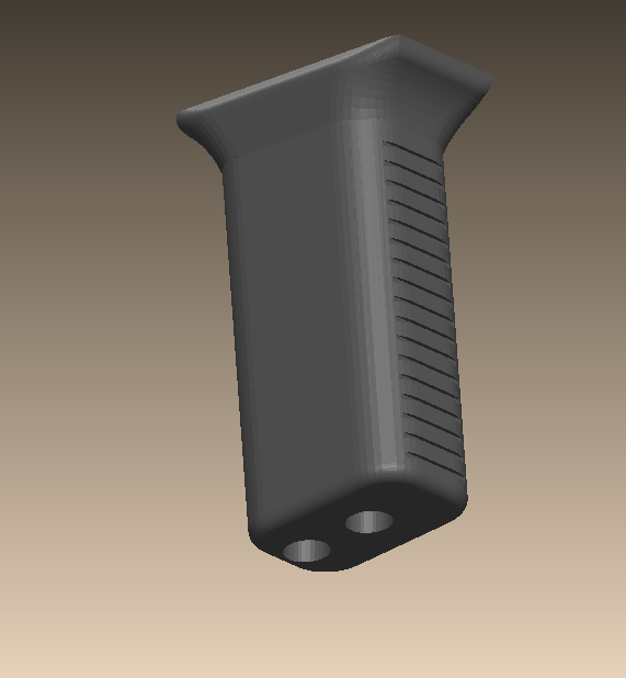 🔫 M-LOK Stubby Grip・ STL File for ・Cults