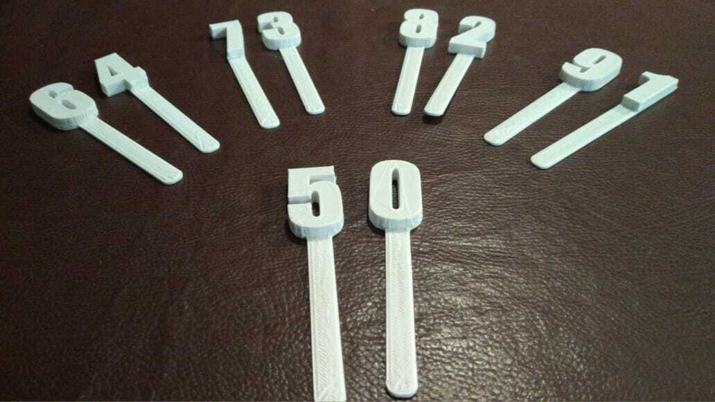 STL file NUMBERS FOR CAKES, TAGS, HAPPY BIRTHDAY, BOOKMARKS, NUMBERS, 🔢 ...