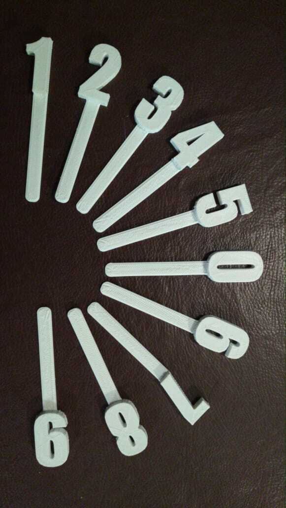 STL file NUMBERS FOR CAKES, TAGS, HAPPY BIRTHDAY, BOOKMARKS, NUMBERS, 🔢 ...