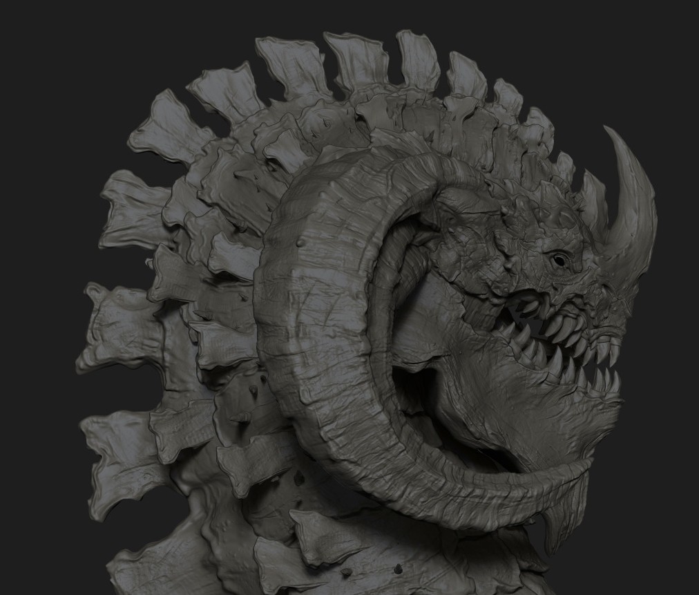 STL file The Dragon Head 🐉 ・Template to download and 3D print・Cults