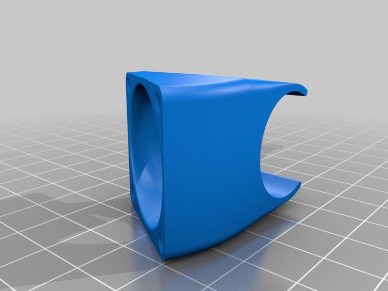 Free 3D file E3D-V6 Angled Fan Duct 🔧 ・3D printing model to download・Cults