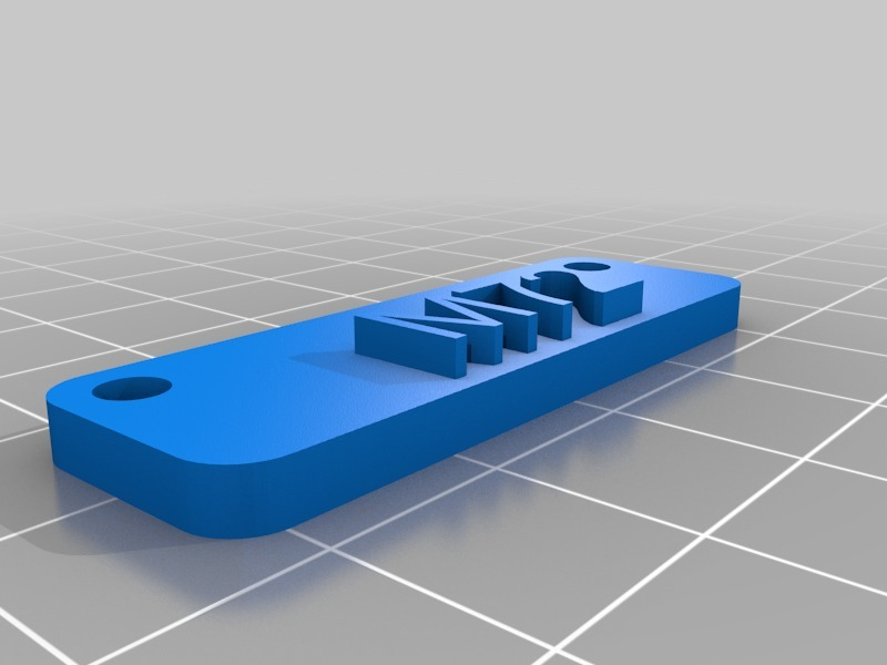 Free 3D file Customized Clever Name Tag 🚩 ・3D printer design to download・Cults