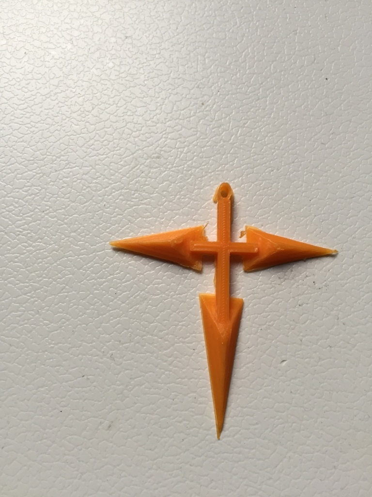 Free 3D file Spike Cross ・3D print design to download・Cults
