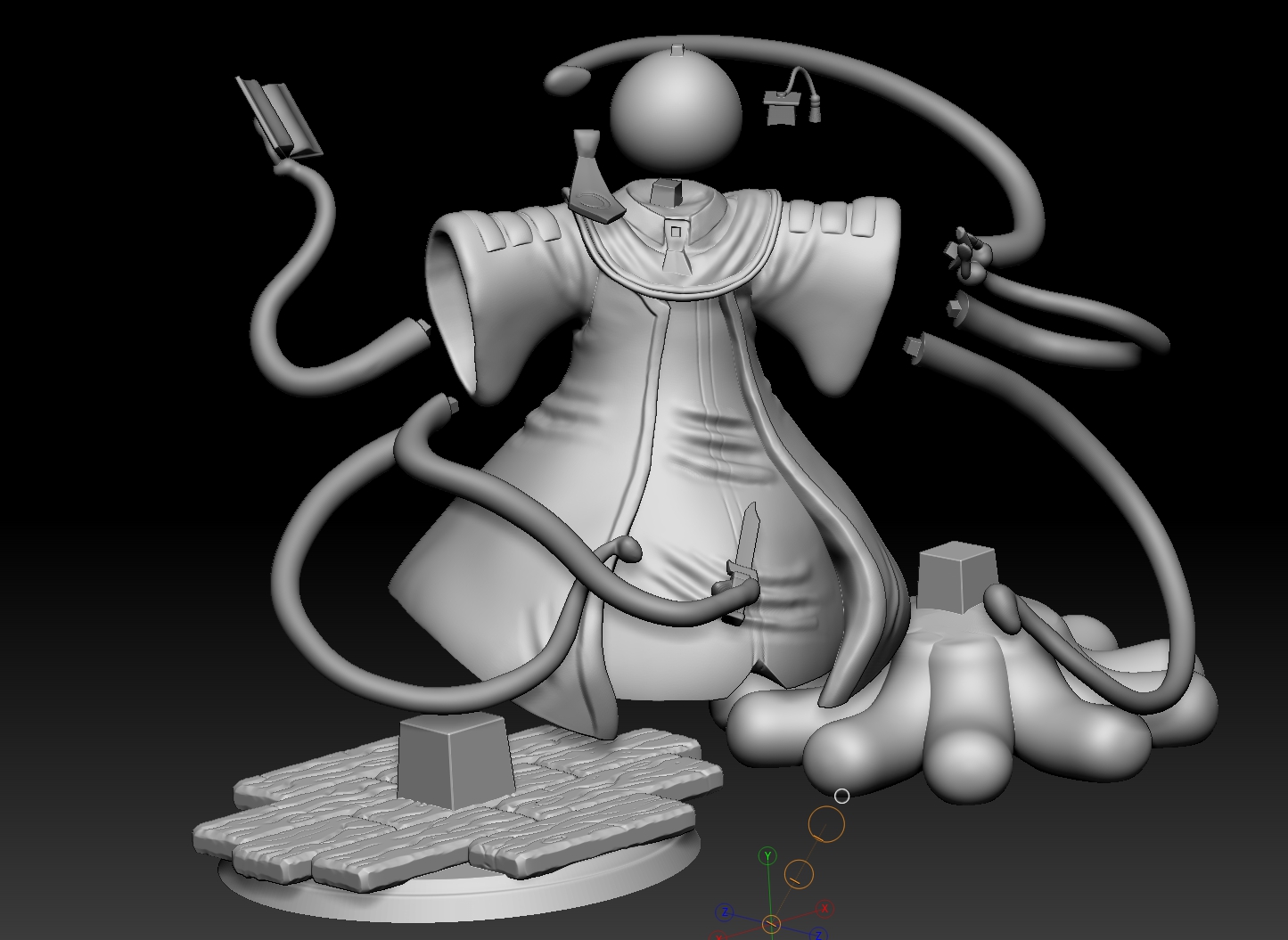 3D file KoroSensei - Assassination classroom 👽 ・3D print design to ...