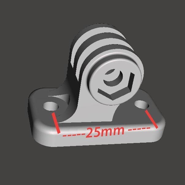 STL file GoPro mounts 📷 ・3D printer design to download・Cults