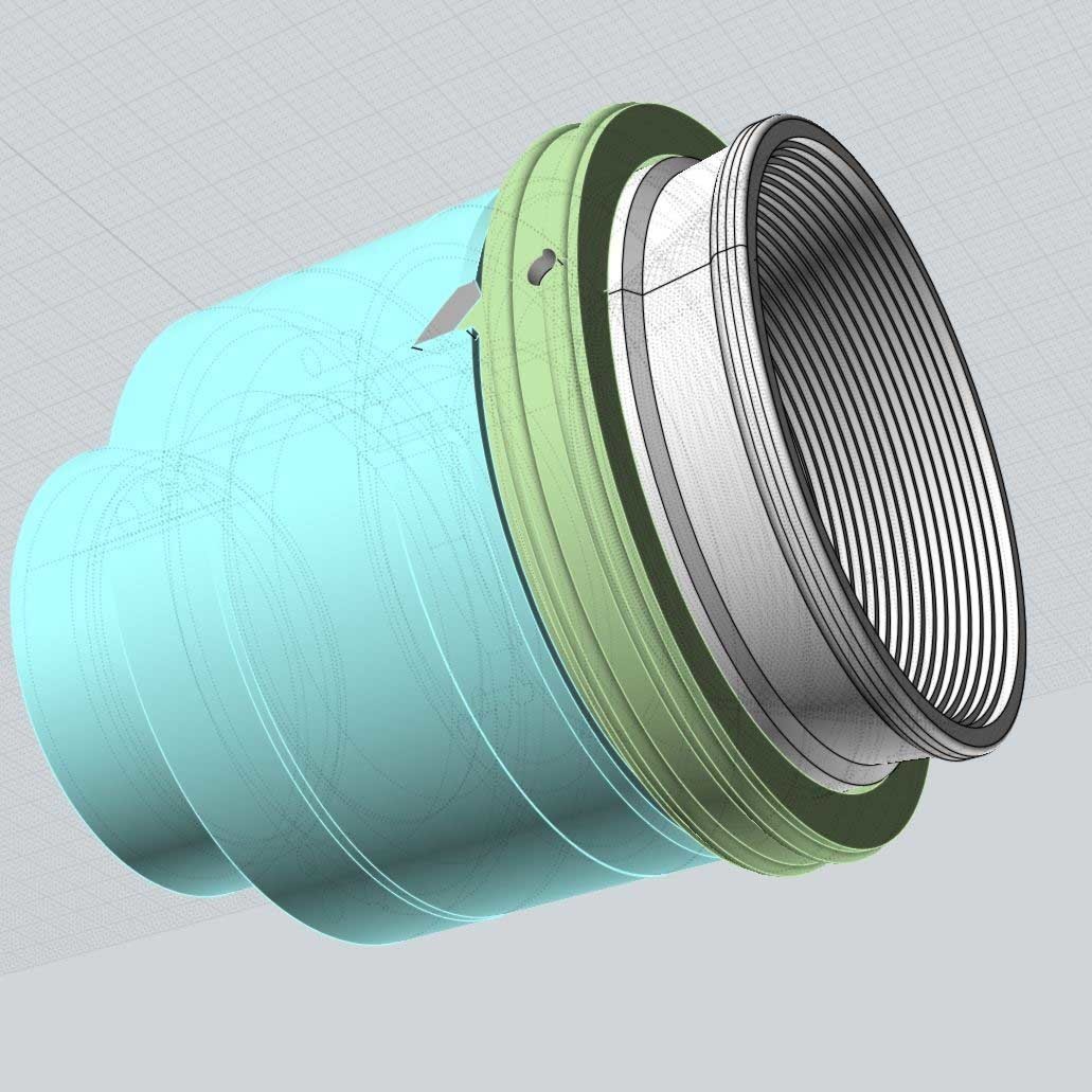 🔔 Bell & Howell 2709 lens housing・ STL File for ・Cults