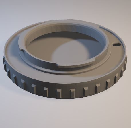 🧢 Sony e-mount body cap (and desiccant compartment)・ STL File for 3D ...