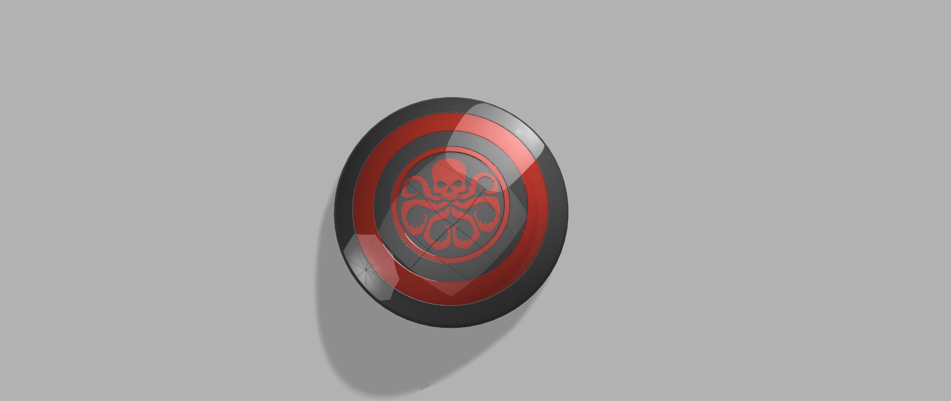 🛡️ Marvel Hydra Shield・Free STL File for ・Cults