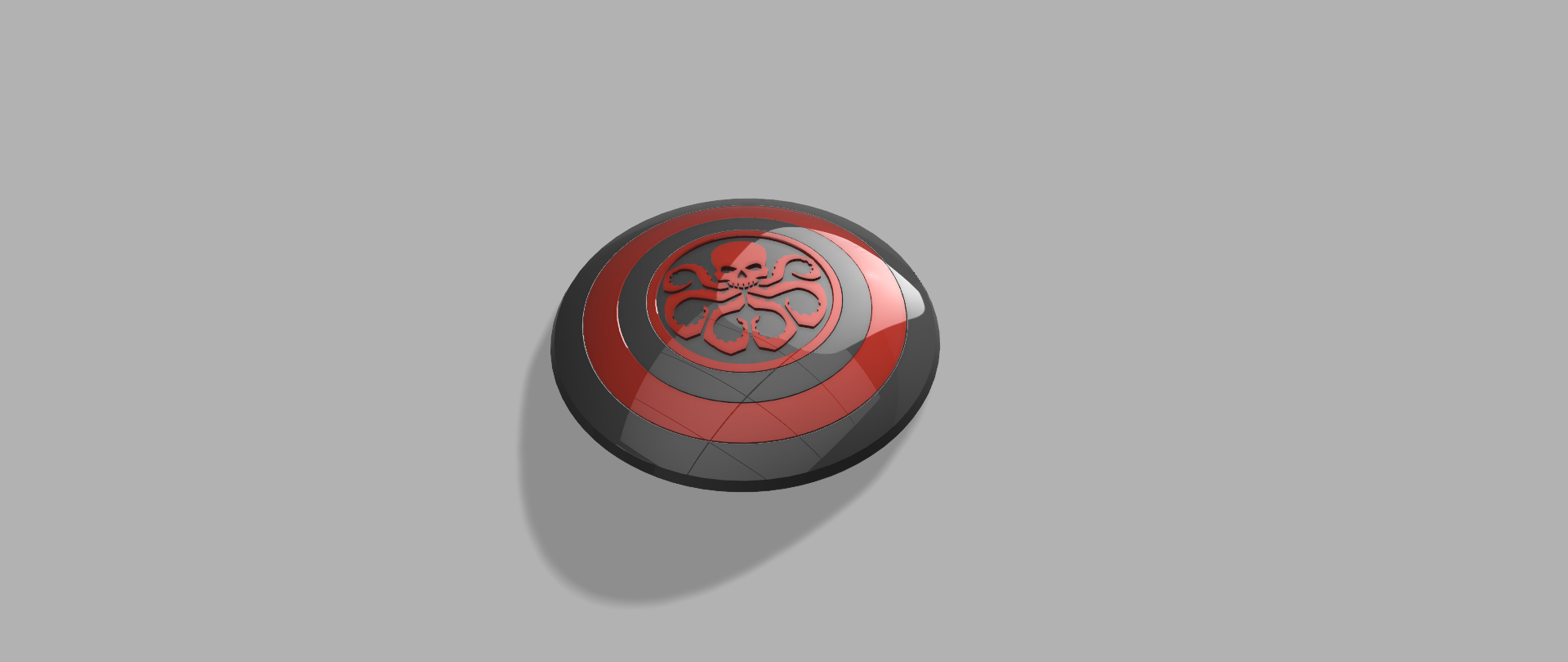 🛡️ Marvel Hydra Shield・Free STL File for ・Cults
