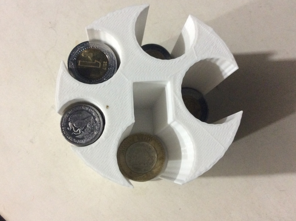 Archivo STL gratis Organizador de monedas para coche México 📱 ・Objeto imprimible en 3D para ...