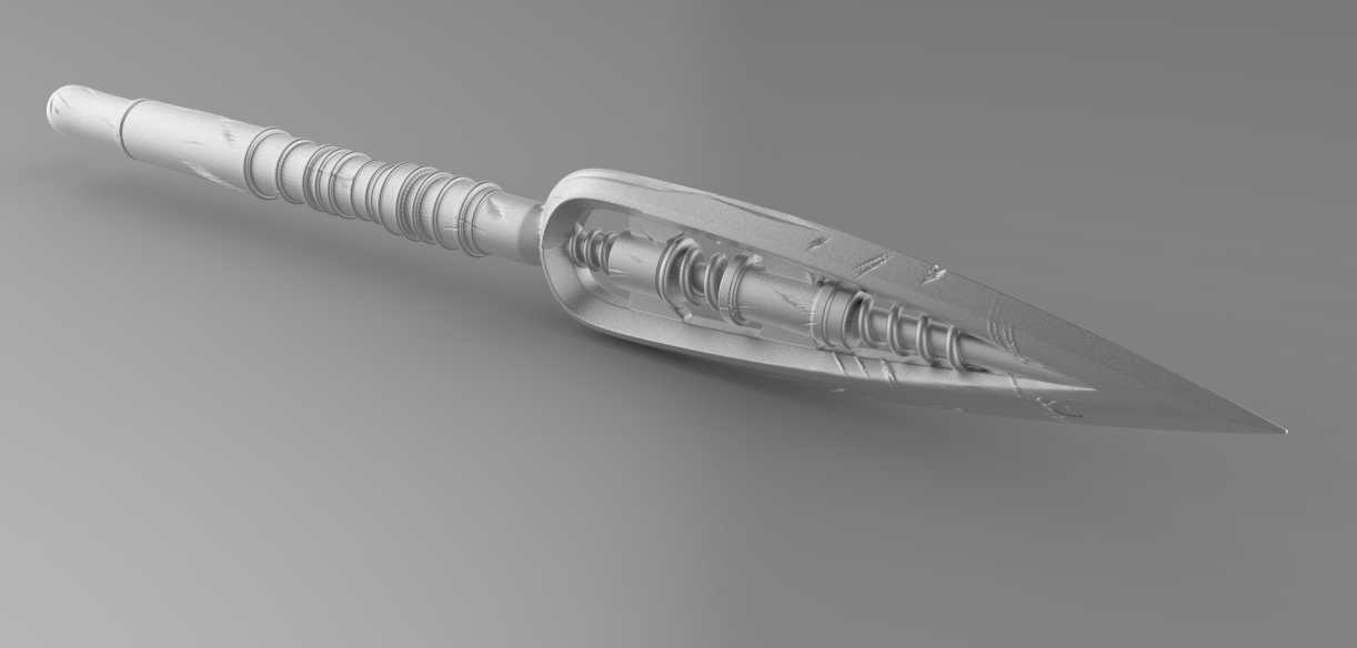 🎨 KillMonger's spear・ STL File for ・Cults