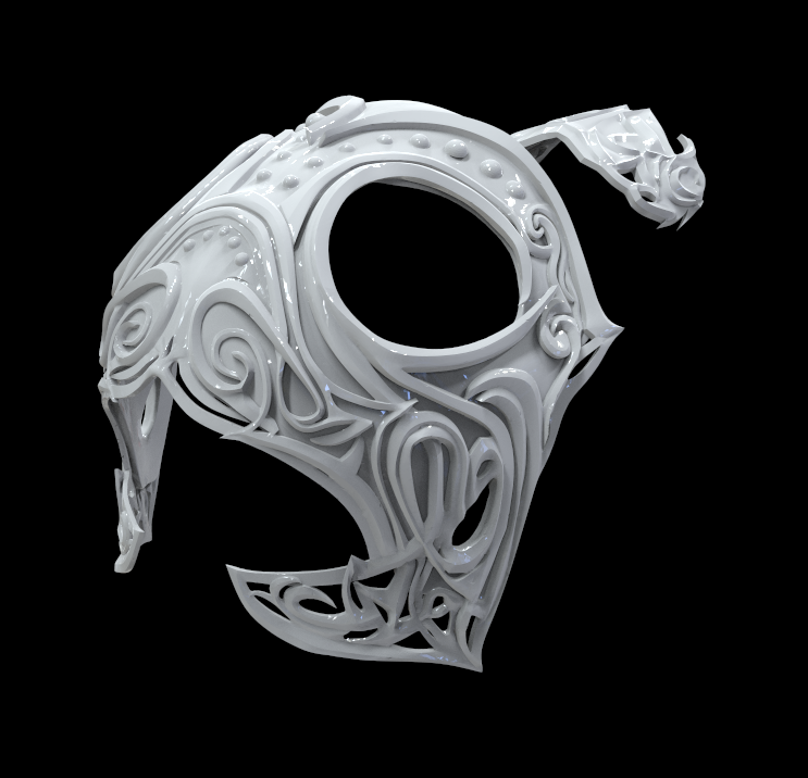 Archivo 3D Fran FF14 Casco (para cosplay) 👾 ・Modelo imprimible en 3D ...
