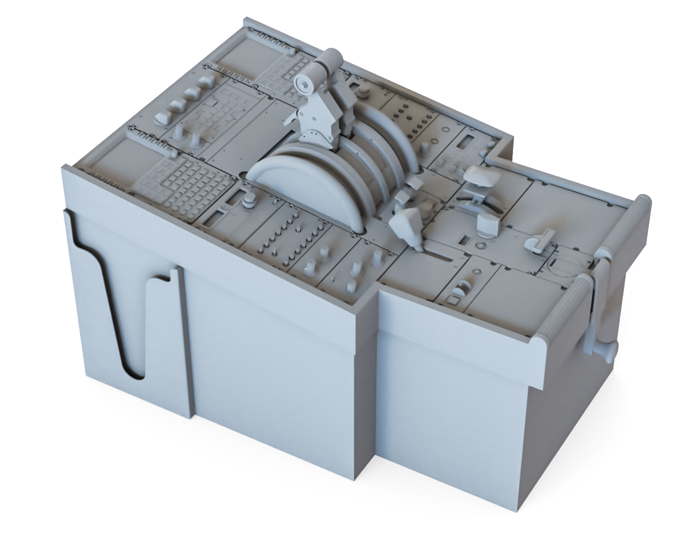 ️ Super realistic Airbus panel for 3D printing・ STL File for ・Cults