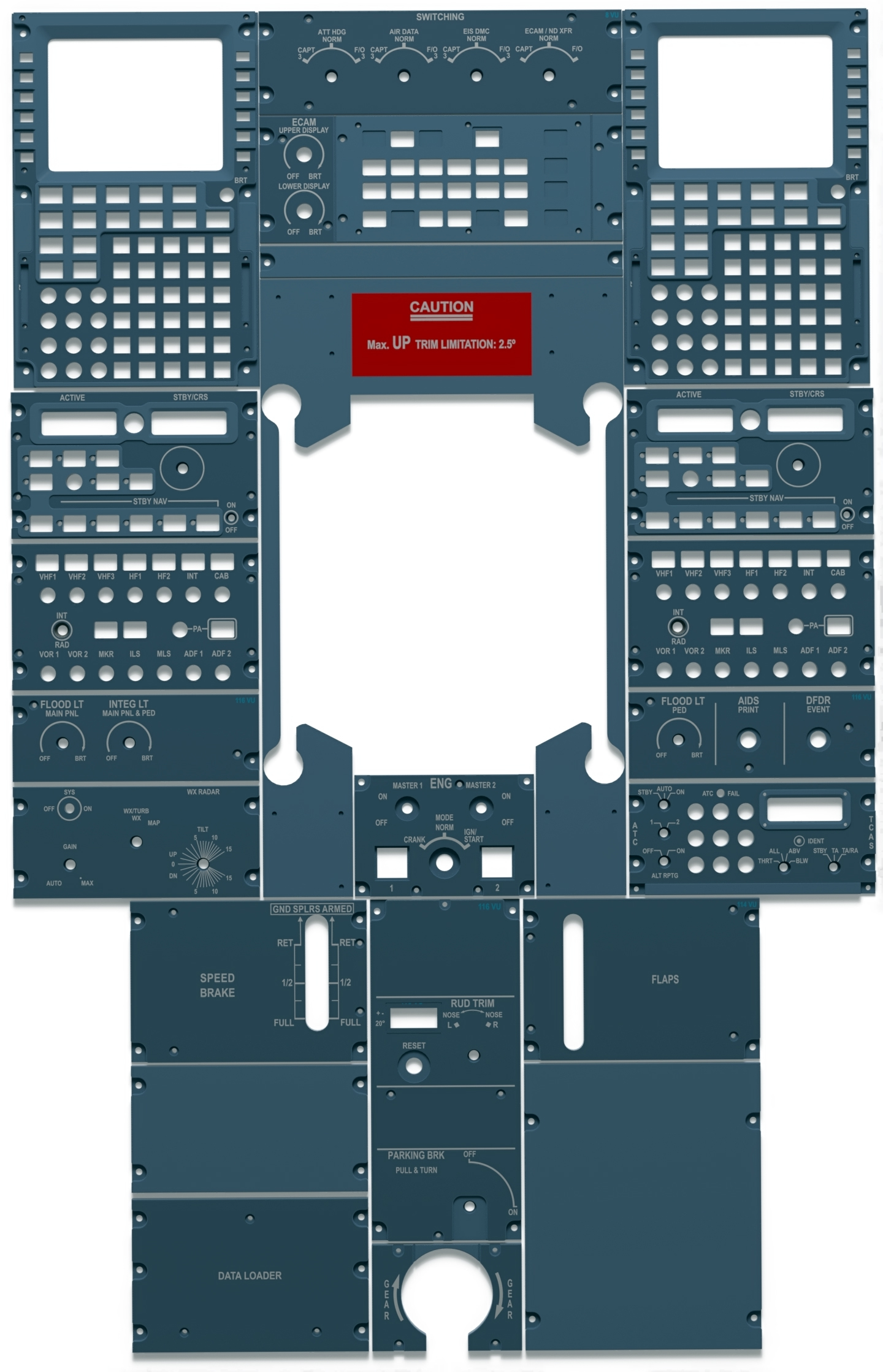 ️ Pedestal Airbus A320 - Complete・ STL File for 3D printing・Cults