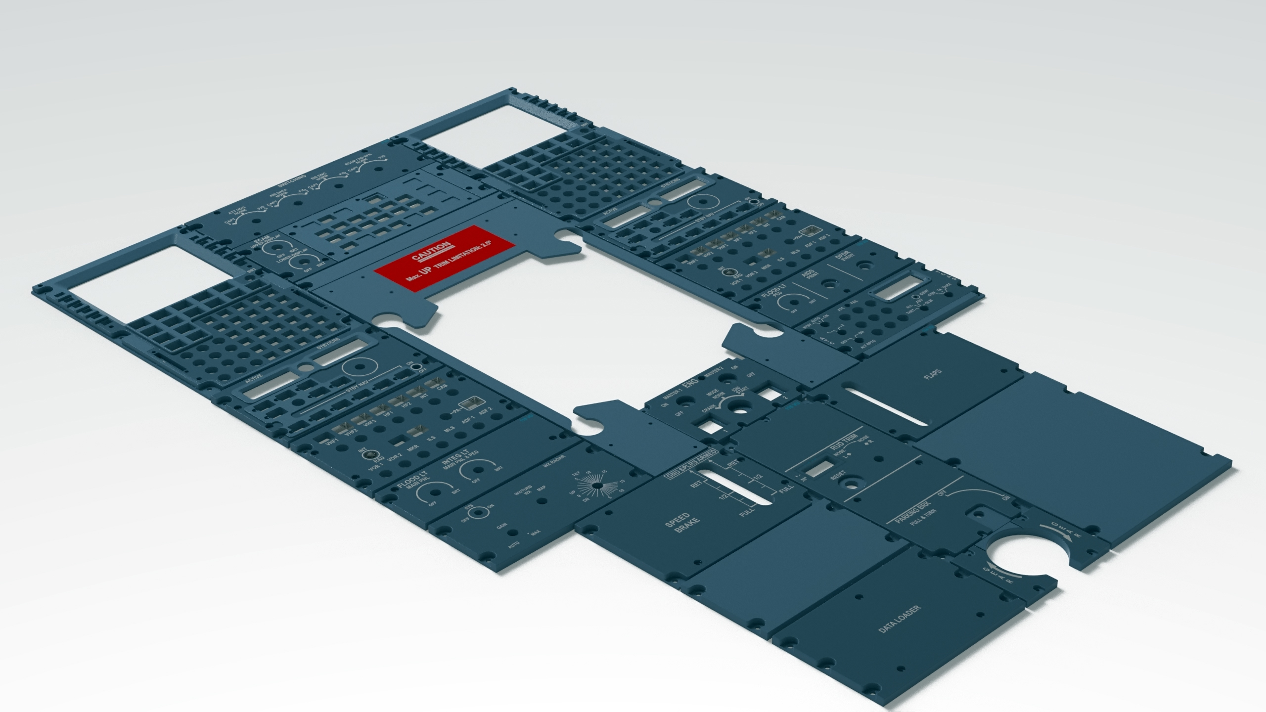 STL file Pedestal Airbus A320 - Complete ️ ・3D printing template to ...