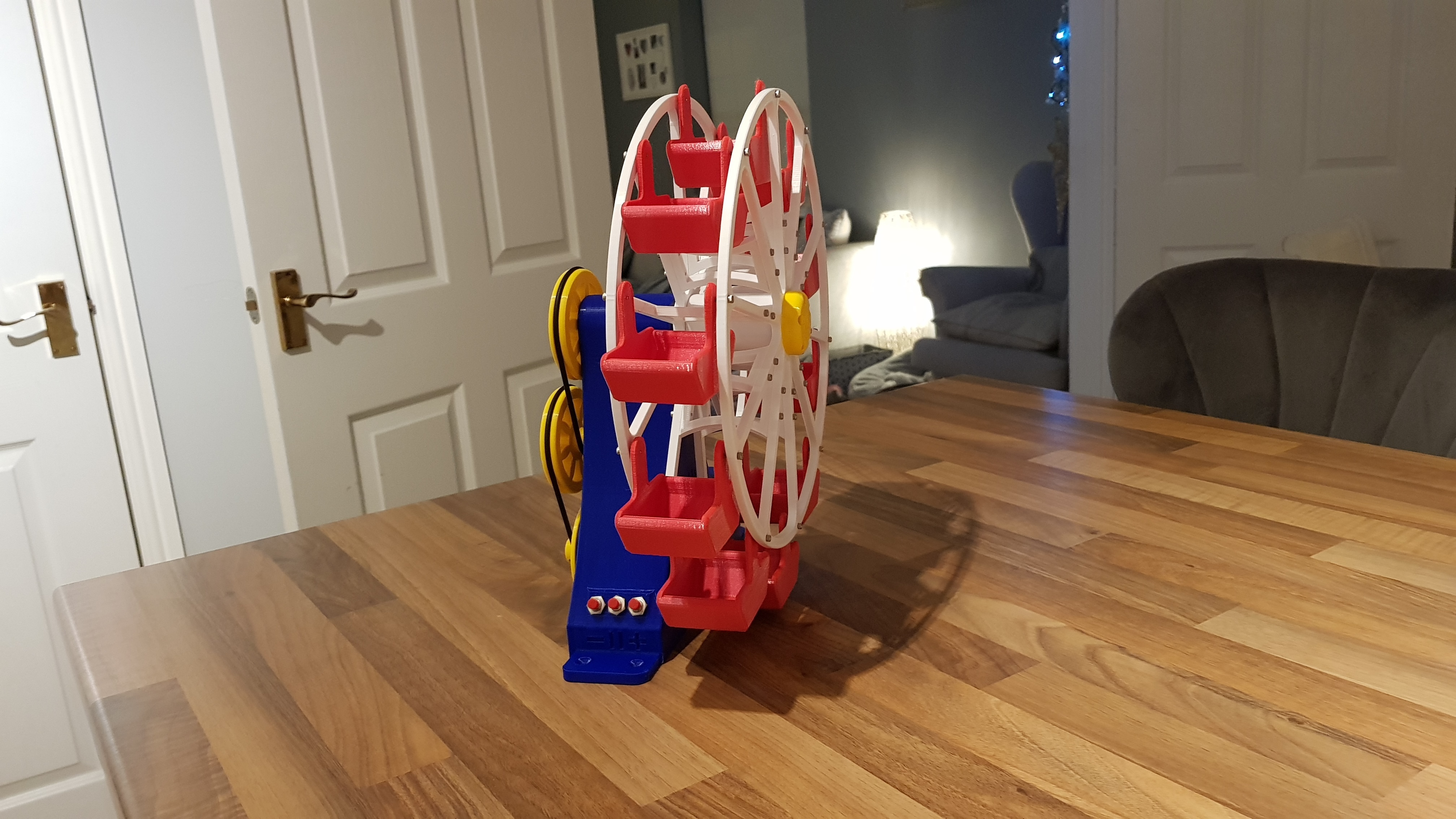 😤 STEAM POWERED FERRIS WHEEL・ STL File for ・Cults