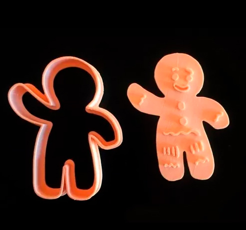 🍪 GINGERBREAD COOKIE CUTTER・ STL File for ・Cults