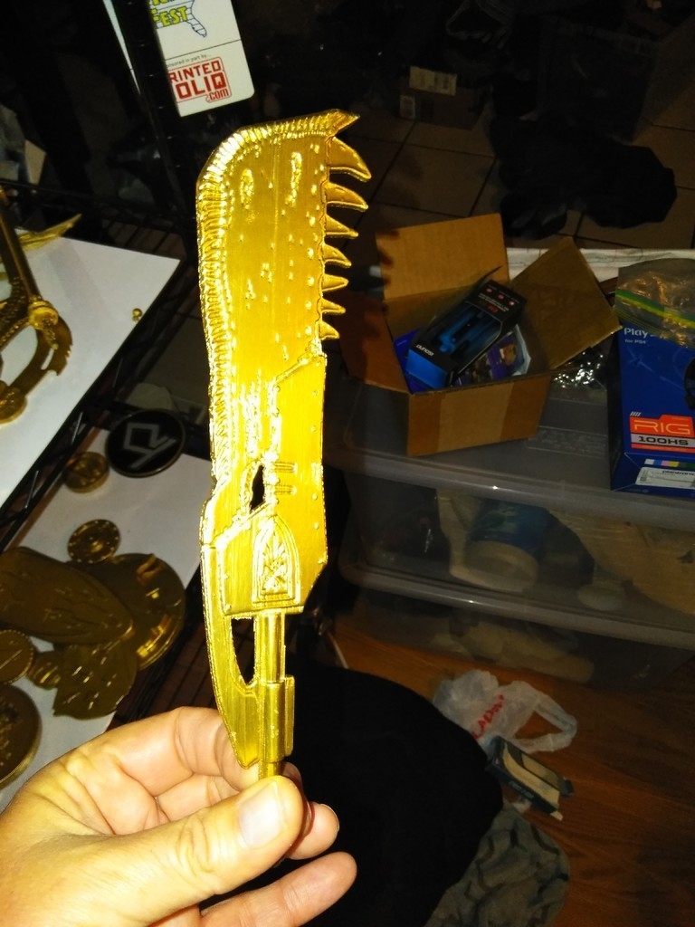 👹 Monster Hunter Jawbone Great Sword・Free STL File for ・Cults