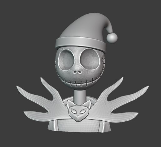 👤 Jack Skellington Bust - The Nightmare Before Christmas・Free STL File ...