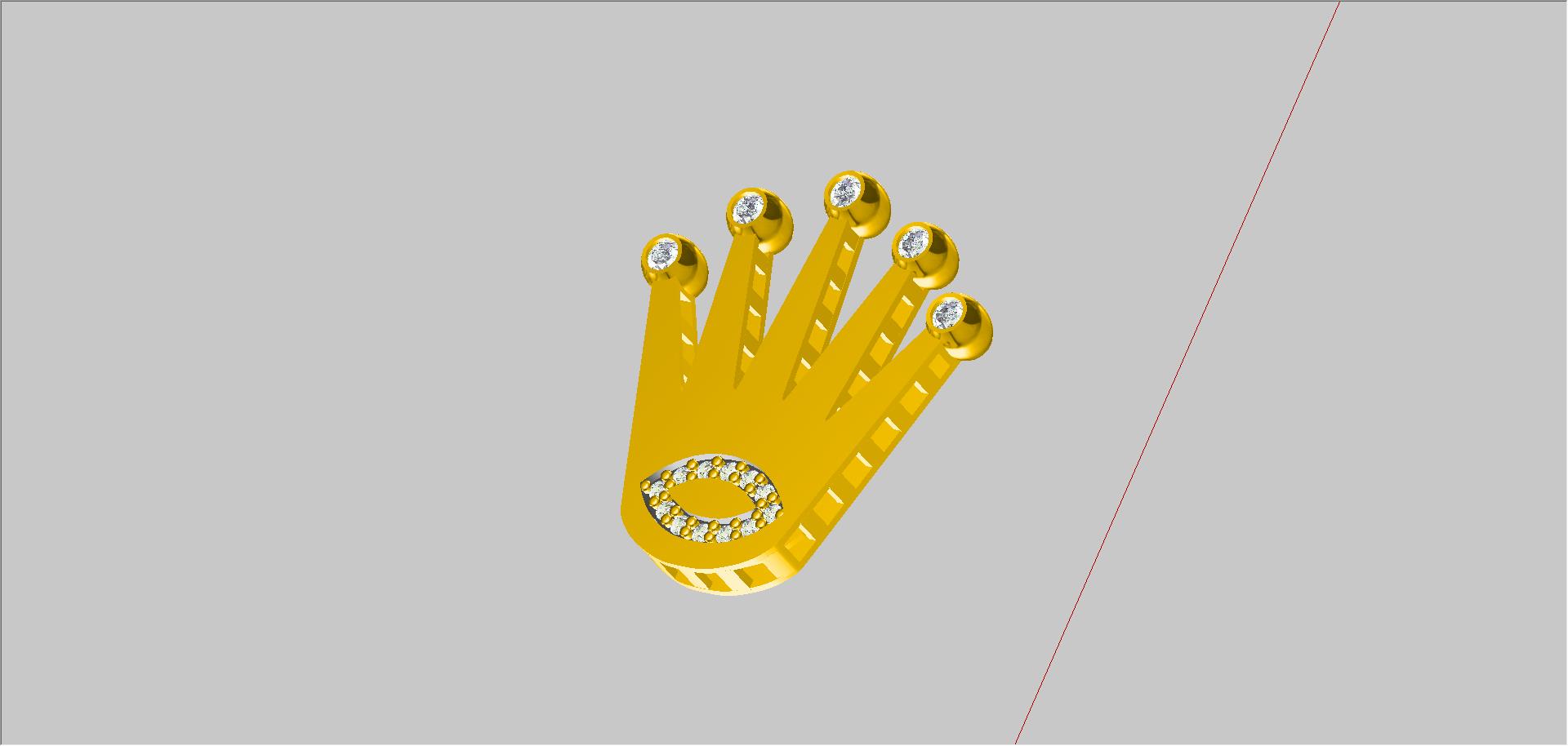 STL file rolex necklace 💍 (OBJ)・3D printer design to download・Cults
