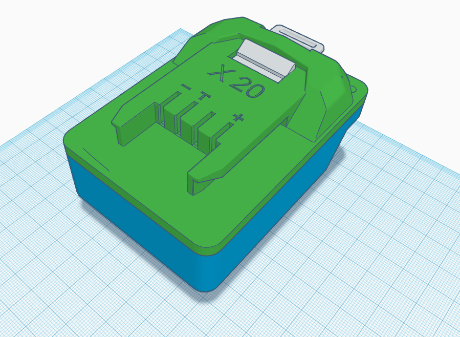 Free STL file Makita 18V battery to Parkside X20 adapter 🔋 ・3D ...