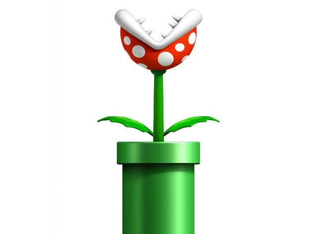 🌿 Mario bros plant・Free STL File for ・Cults