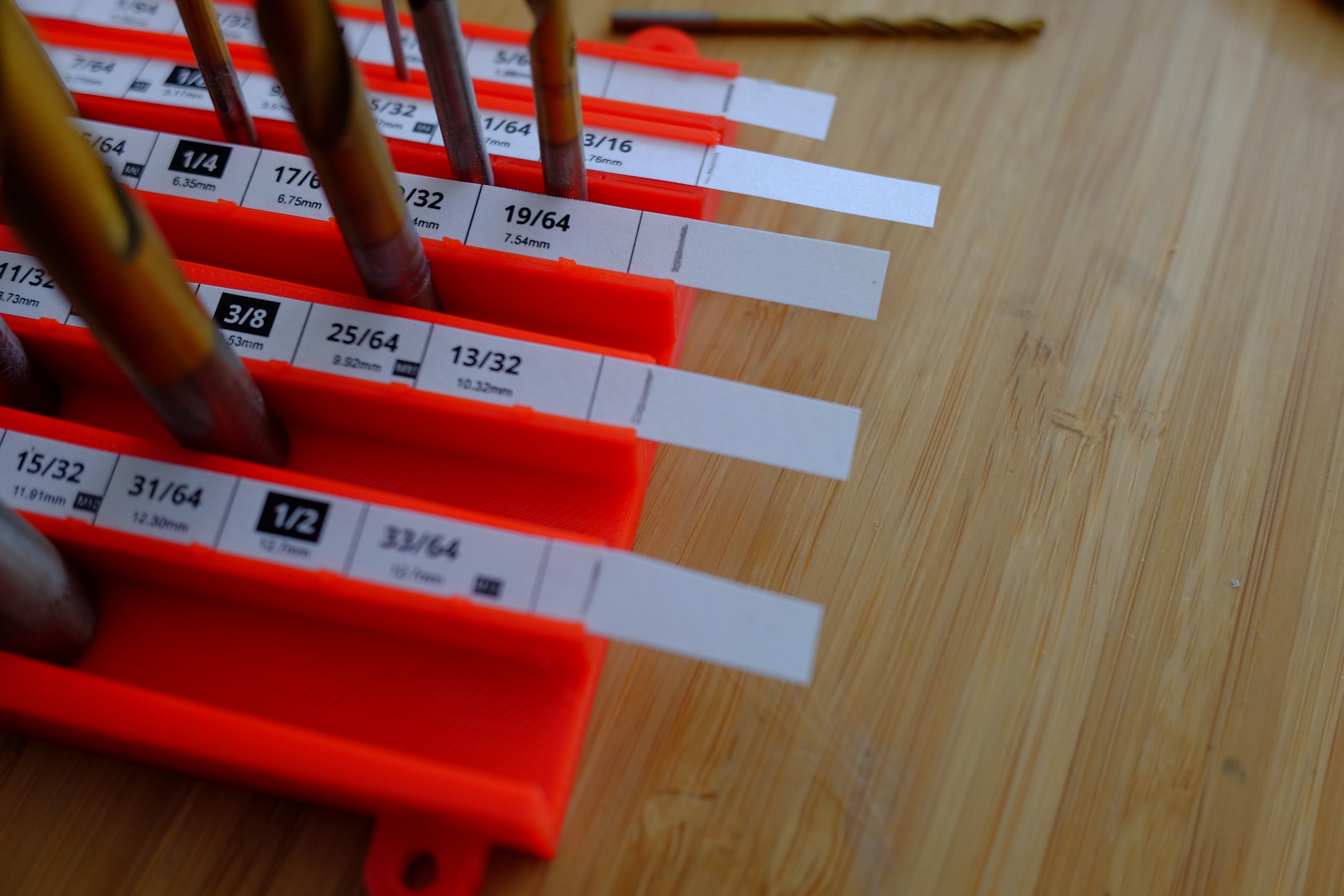 🧑‍🔧 The Amazing Drill Bit Sorter (imperial, fractional)・ STL File for ・Cults
