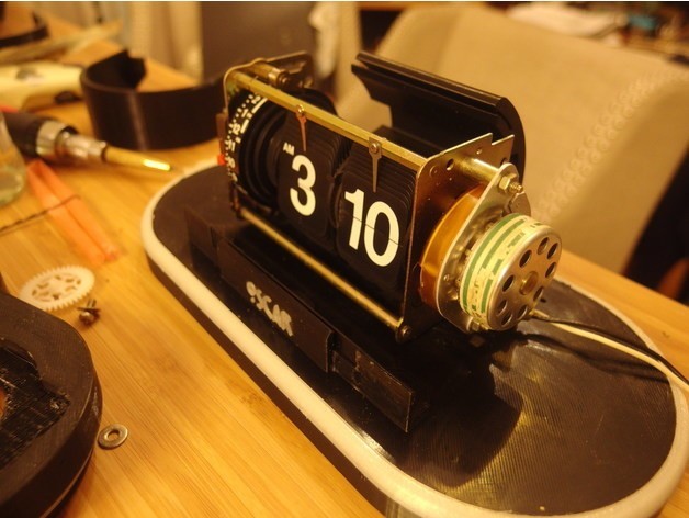 Free STL file Art Deco Flip Clock (Bioshock) 🎨 ・3D printer design to ...