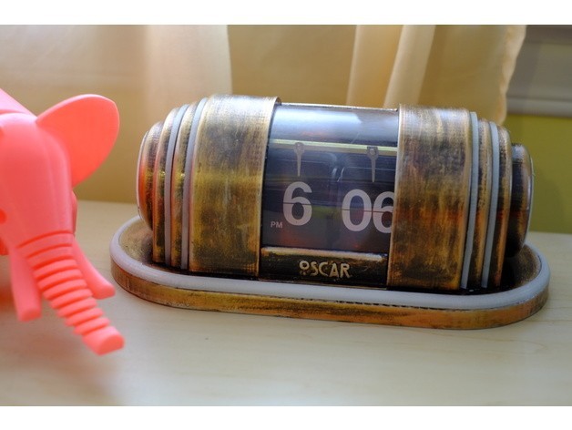 Free STL file Art Deco Flip Clock (Bioshock) 🎨 ・3D printer design to ...