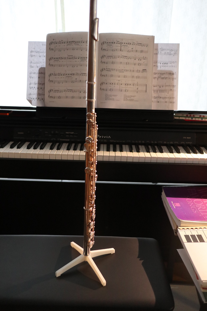 🎵 Collapsible Flute Stand・Free 3D File for ・Cults