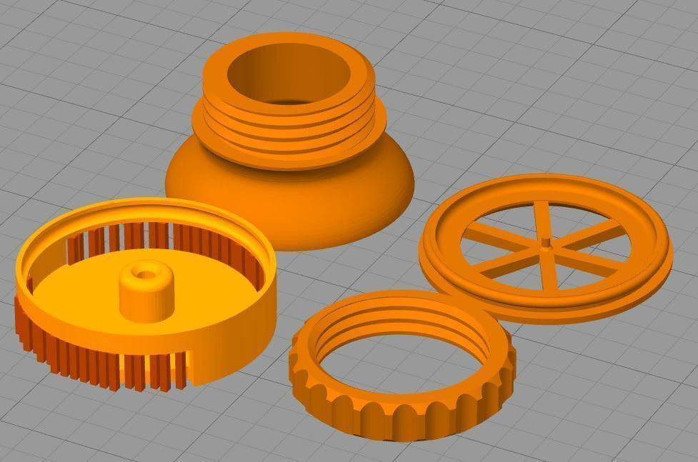 Free STL file Universal exhalation valve for masks 👽 ・3D print design ...