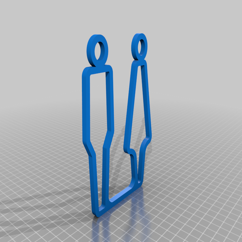 Free STL file WC Toilet Signs 🚾 ・3D printable design to download・Cults