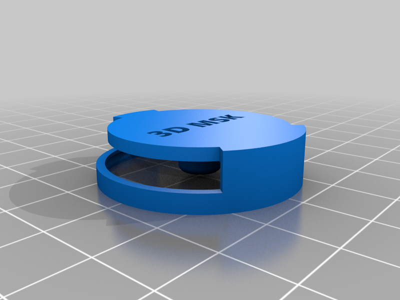 Free STL file Universal exhalation valve for masks 👽 ・3D print design ...