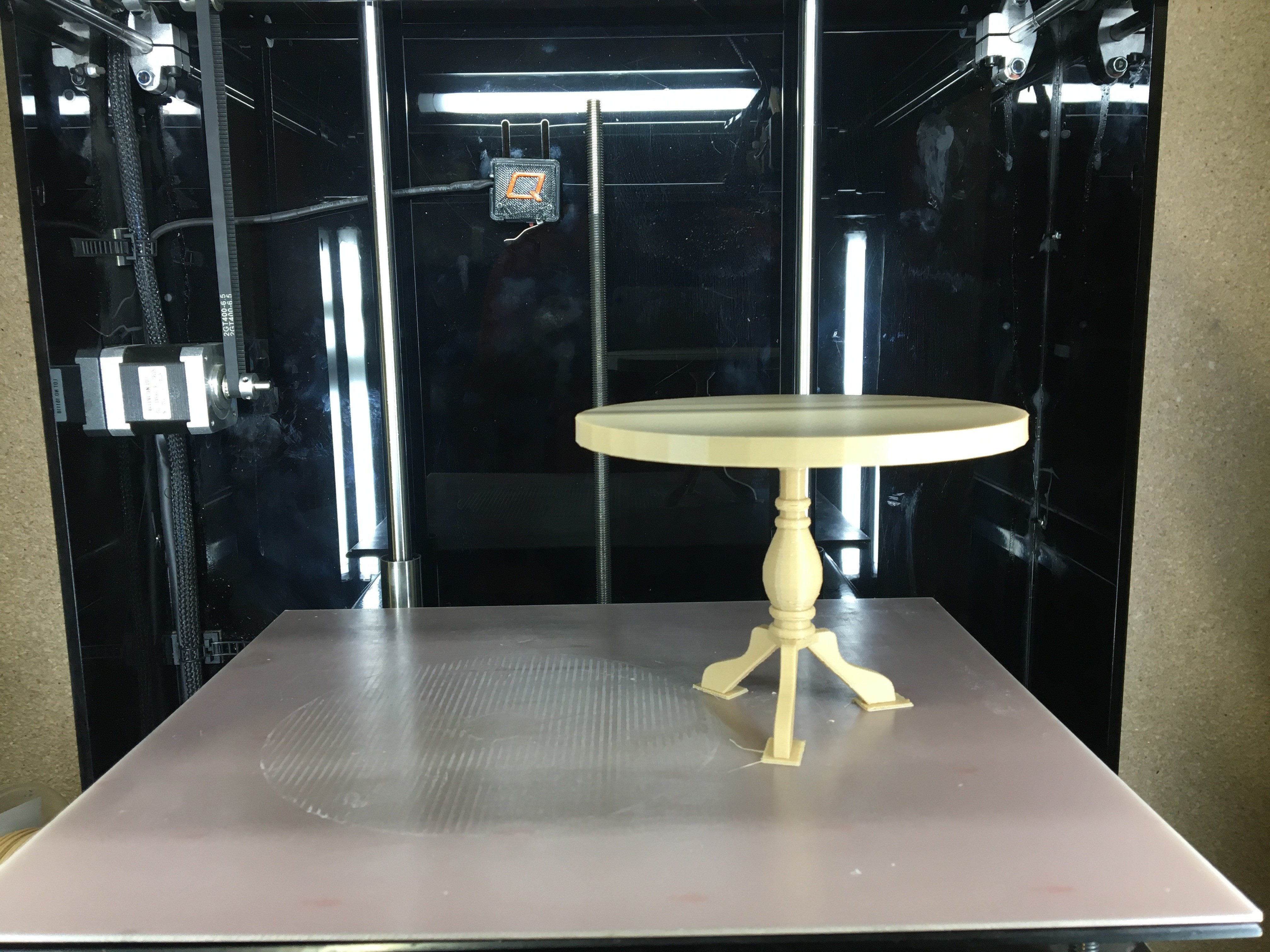 🎨 Round Center-Column Table・Free STL File for ・Cults