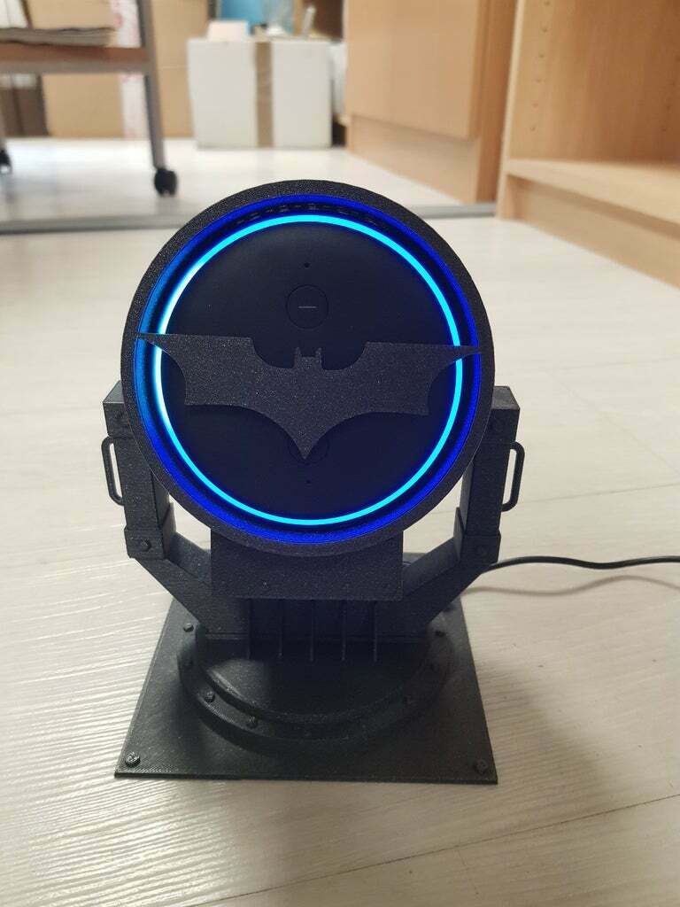 🦇 Amazon echo dot 3 bat signal holder・gratis archivo STL para ・Cults
