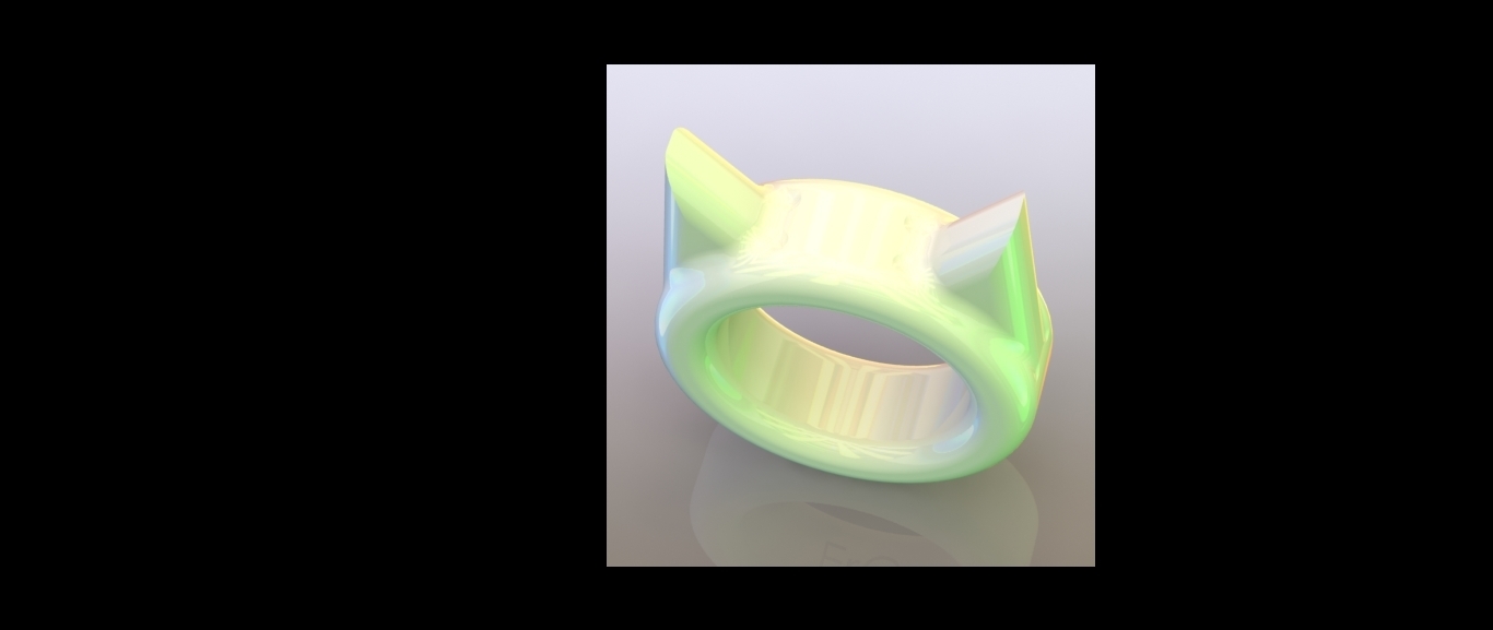 Free STL file Self-defense ring (Kakute type) 💍 ・Design to download and ...