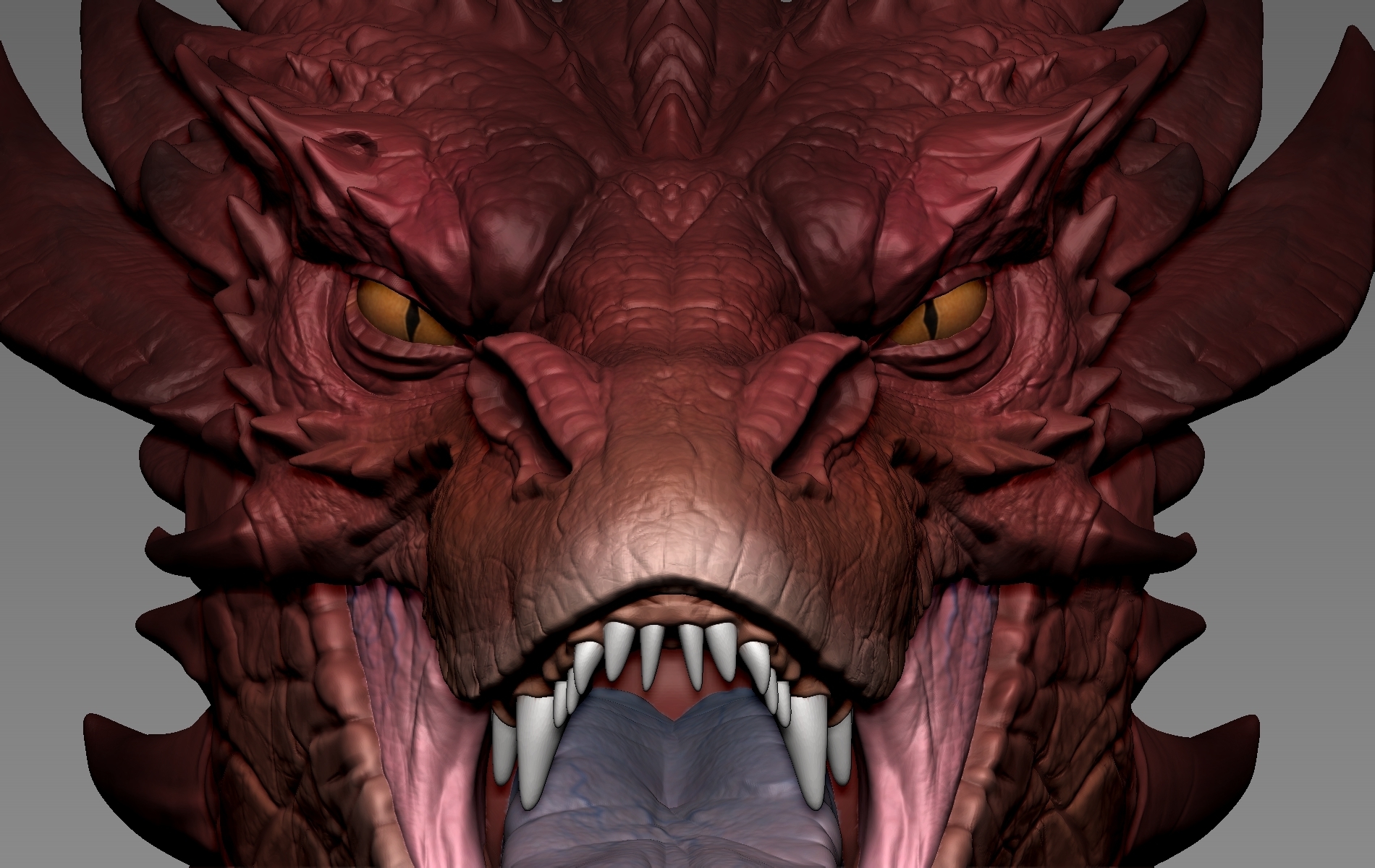 🐉 Smaug Head・ STL File for ・Cults